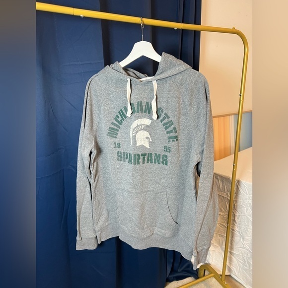 Shirts | Gray Michigan State Spartans Hoodie | Poshmark
